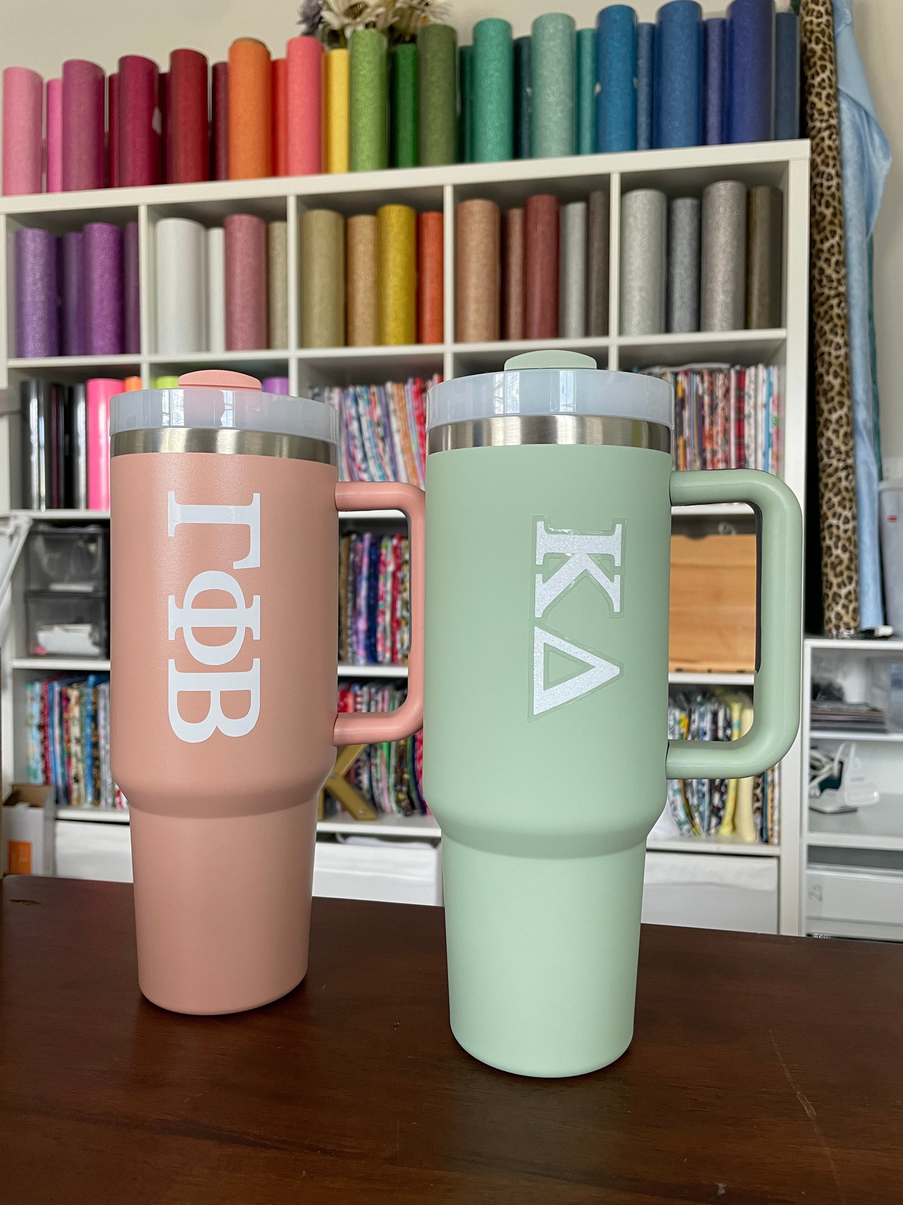 40oz Greek Tumbler | Good Golly Greek, LLC