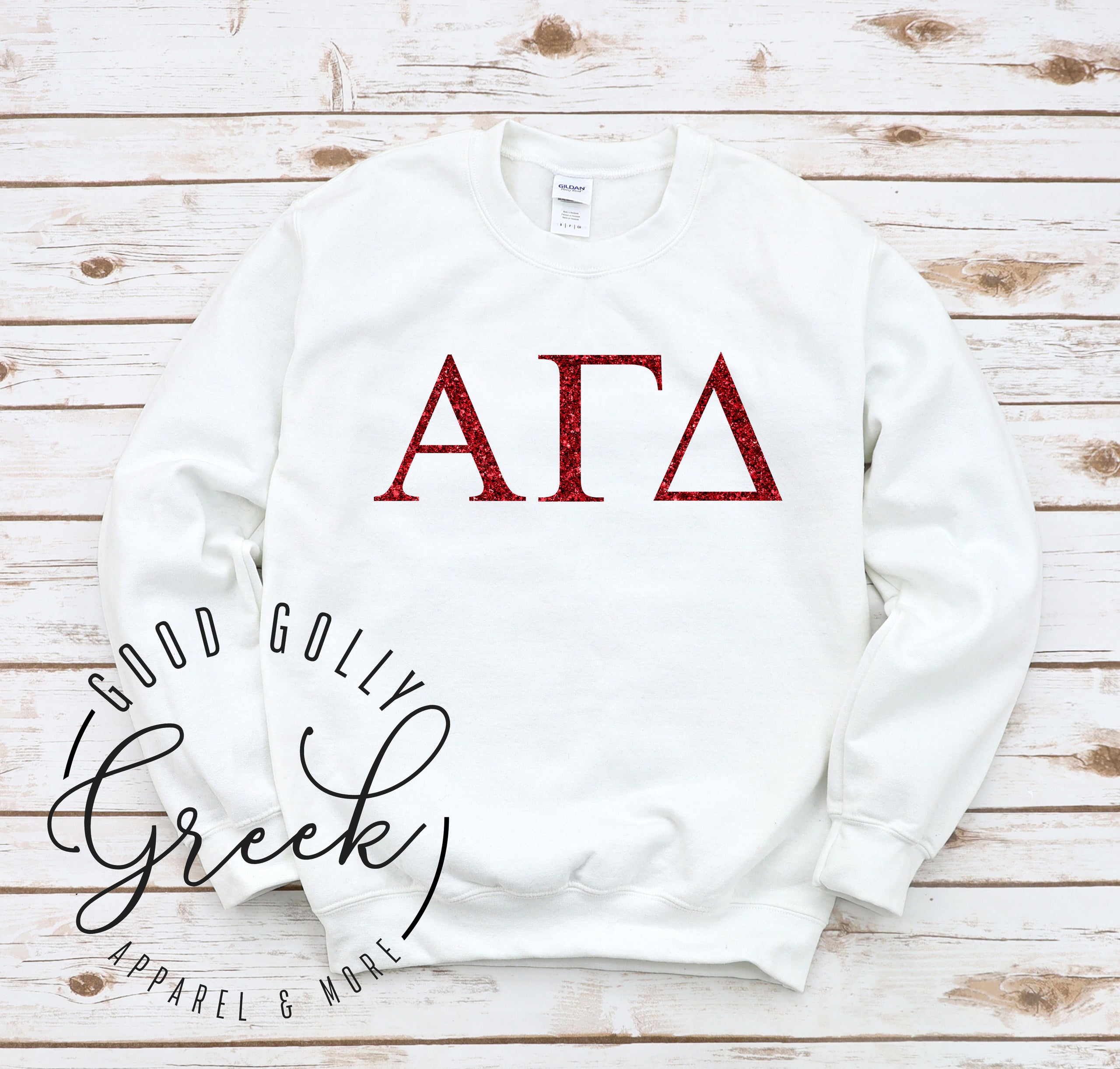 Back to Basics Glitter Greek Apparel | Good Golly Greek, LLC
